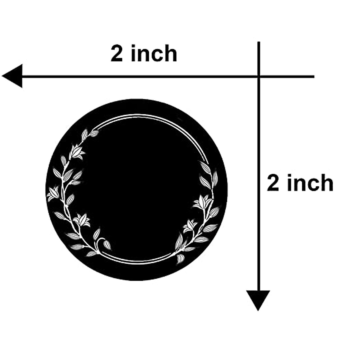 250 pcs Round Chalkboard Stickers Kitchen Pantry Labels Black Garland Board Labels Spice Jars Labels for Canning,Bins,Containers,Mason Jars 2 inch Waterproof Chalkboard Kitchen Labels