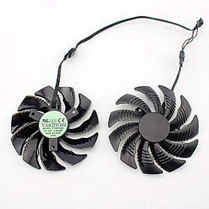 88MM PLD09210S12HH T129215SU 4Pin Cooler Fan for Gigabyte GeForce GTX1060 1070 GTX 1050ti GTX 960 RX570 RX470 Graphics Card Fan (A Set)