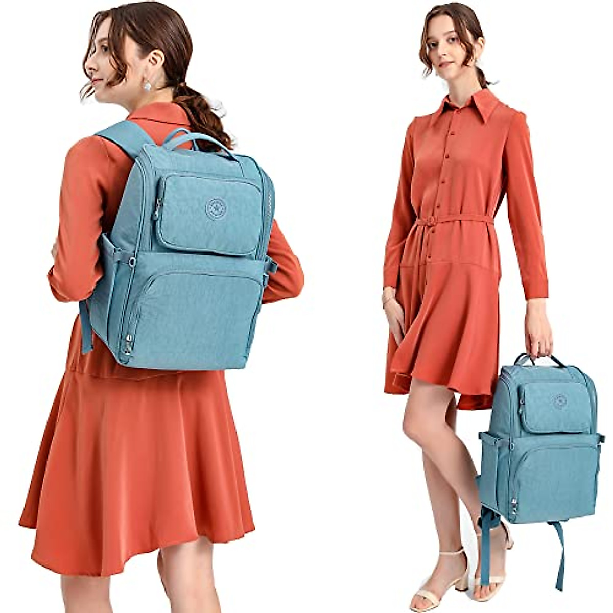 bagwise Unisex Diaper Bag Backpack, Large Baby Bag with Insulated Pockets Water-Repellent Mom and Dad Maternity Bag Large Capacity (Black)