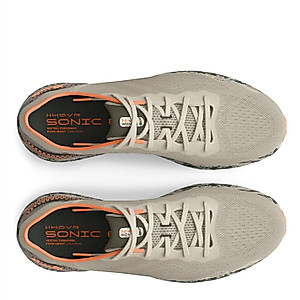 Under Armour Women's HOVR Sonic 6 Camo, (100) Summit White/Summit White/Orange Tropic, 9, US