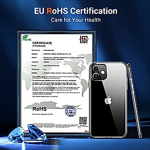 TORRAS 𝟐𝟎𝟐𝟐 𝑼𝒑𝒈𝒓𝒂𝒅𝒆𝒅 Diamond Clear iPhone 11 Case, [Non-Yellowing] [8FT Military Drop Protective] Shockproof Hard PC Back + Soft Silicone Bumper, Ultra Slim iPhone 11 Phone Case, Clear