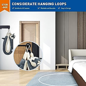 MAGZO Under Door Draft Stopper 36 inch, Cute Husky Dog Door Draft Blocker Sound Noise Cold Air Wind Dust Proof Energy Saving…