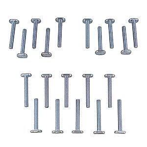 DCT Tee Bolt Set – 20 Pack 1-3/4in T Bolts for Woodworking, T Track Bolts Jig Bolts, 1/4in 20 Thread T Bolt