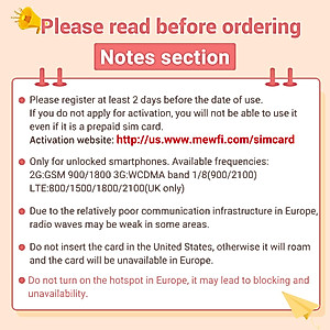 UK SIM Card 30Days 30GB / Europe SIM Card 30Days 12GB, Unlimited Local Calls and SMS, Applicable to 72 Countries, Support 4G/5G Operating Networks, Easy Activation & 24/7 Whatsapp Support
