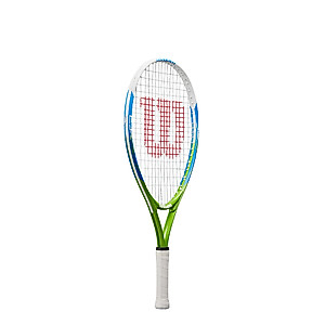 WILSON US Open Junior/Youth Recreational Tennis Rackets, Alloy steel, Blue/Green/White