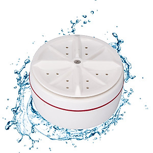 Natudeco Portable Washing Machine Mini Bucket Washing Machine Collapsible Travel Bucket Washer Mini Washing Machine 30w Laundry Washing Tool for Hotel Dormitory Home