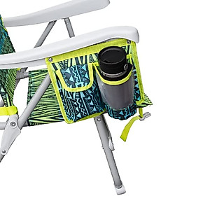 Hurley Standard Backpack Beach Outdoor Chair, One Size, Lime