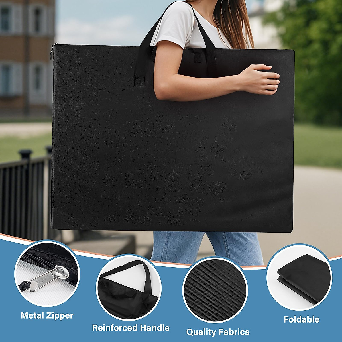 ZKOO Large Size Art Portfolio (BLUE-2X)