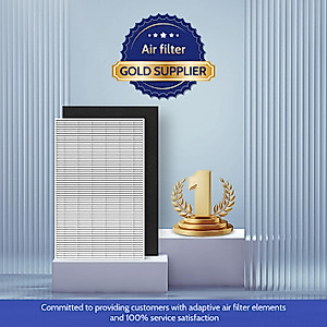 XBGG 6 Pack HPA300 HEPA Filter Replacement for Honeywell Air Purifiers HPA300 Filters, Compatible HPA300 HPA304 HPA200 HPA3300/B HPA5300 HPA8350, Replace HRF-R3 & HRF-AP1 Filter (6 HEPA+8 Pre-Filter)