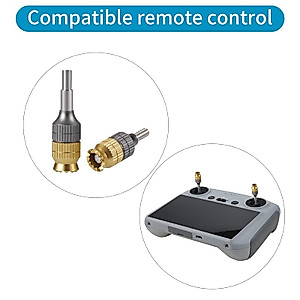 2PCS/Pair Joystick Replacement, Joystick Controller Joysticks Compatible for DJI RC/Mini 3 Pro Drone Extended Thumb Rocker CNC Aluminum Thumb Stick for Remote Controller Drone Accessories