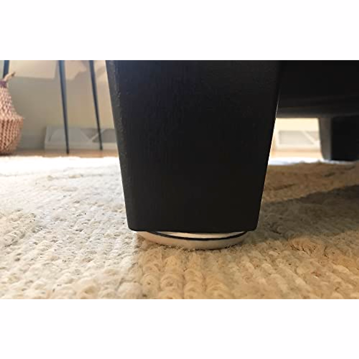 Shepherd Hardware 9454 2-1/2-Inch Round, Adhesive Slide Glide Furniture Sliders, 4-Pack , Beige