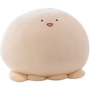 REFAHB 15.7 inch Cute Octopus Plush Stuffed Animal Body Pillow Fat Cartoon Cylindrical Body Pillows for Kids, Super Soft Hugging Toy Gifts for Bedding, Kids Sleeping Nap Kawaii Pillow