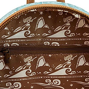 Loungefly x Disney Moana Maui Tattoo Print Mini Backpack Multicolor