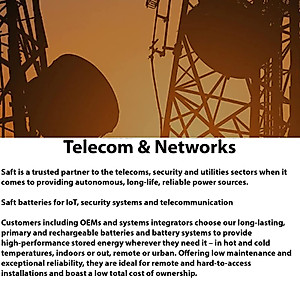 10x SAFT LS14250_WIRE 1/2AA 3.6V 1200mAh Lithium Cell for Smart Utility Metering, Flashlights, Communications, Smart Munitions, Unattended Sensors, RFID Tracking, MFG PN: 700053 NSN: 6135-01-669-4691