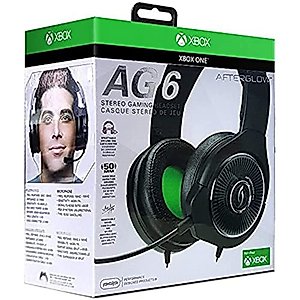 PDP Xbox One Afterglow AG 6 Wired Gaming Headset, 048-103-NA-BK