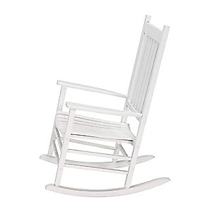Woodlawn&Home, 100019, Mission Style Rocking Chair, White