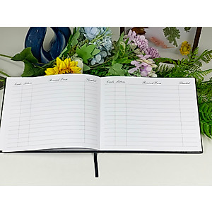 RAXIFU Funeral Guest Book, 8”x10” Memory Book for Funeral, 126 Pages Guest Book for Memorial Service, Celebration of Life Guest Book