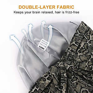 2 pieces of Shower Cap, Improved Design High-Quality Shower Cap for Women, Lightweight,100% Waterproof, Reusable bonnets for black women. (Venetian style)