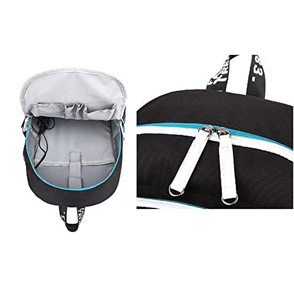 ISaikoy Casual Canvas Backpack Bookbag Daypack School Bag Shoulder Bag Color Q35