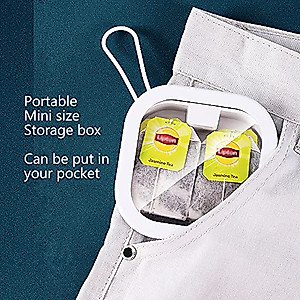 Lunhoo Portable Storage Box Makeup Box Jewelry Storage Organizer Case White