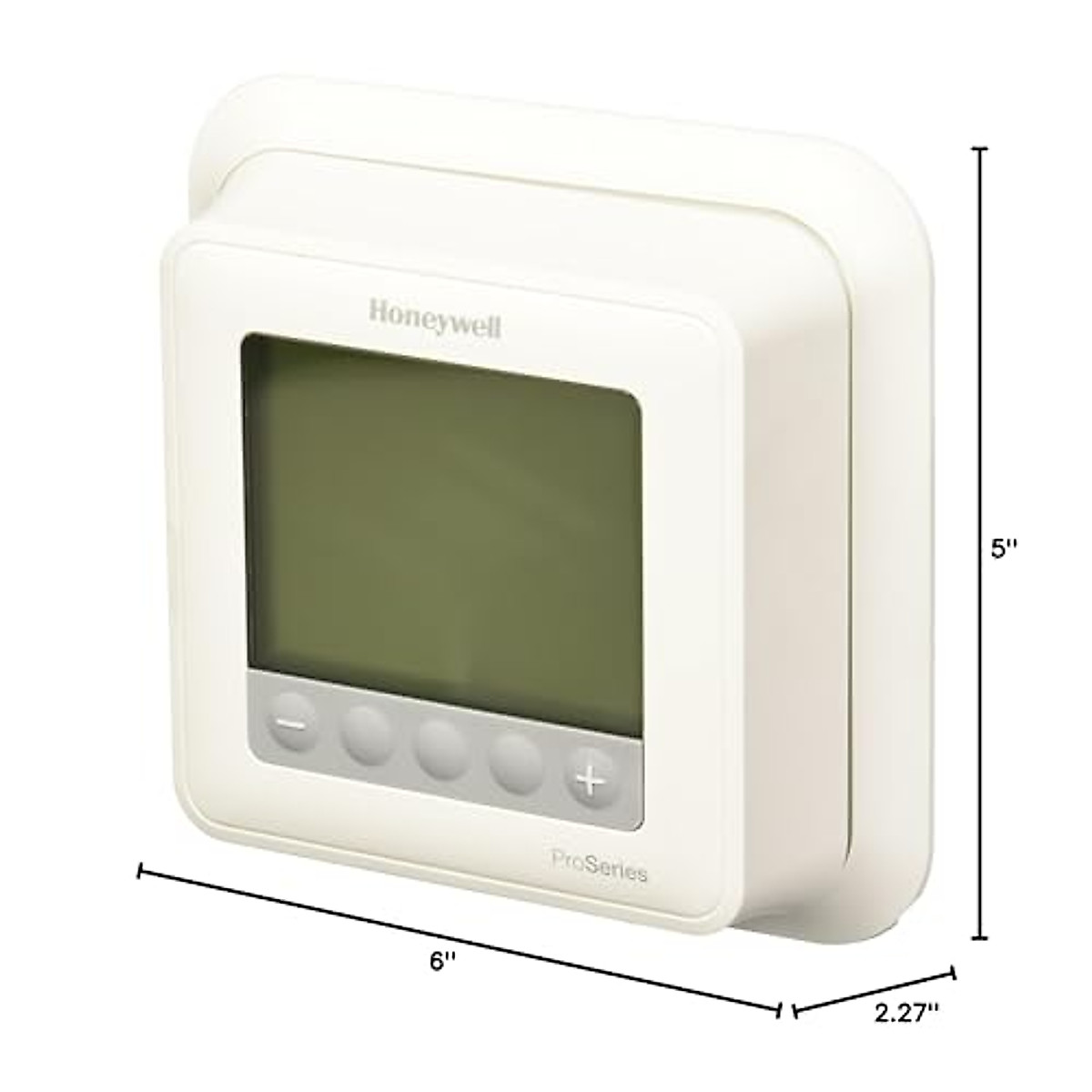Honeywell TH6320U2008/U T6 Pro Programmable Thermostat, 2 Heat / 1 Cool, 2.27 " x 6 " x 5"