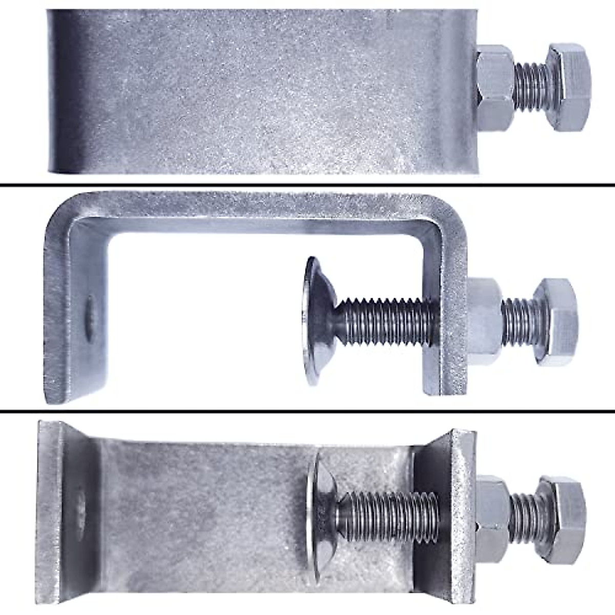 OBPSFY 4 Pcs C Clamp Tiger | 304 Stainless Steel C-Clamp Heavy Duty Woodworking Clamp Set | 65MM/2.6Inch Tiger Clamp Clip with Wide Jaw Openings for Welding/Carpenter/Building/Household