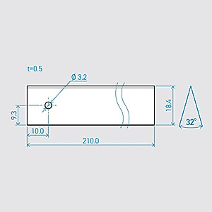 Kai Corporation 750BH2075 Commercial Machine Blades, 0.5 x 18.4 x 210 L, 32°, Set of 50, Made in Japan