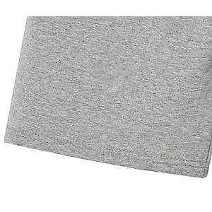 HOW'ON Women's Soft Knit Elastic Waist Jersey Casual Bermuda Shorts with Drawstring Grey XL