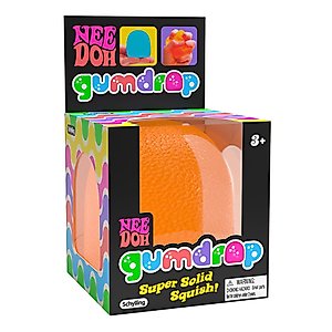 Schylling NeeDoh - Gumdrop - Soft Sensory Fidget Toy - Collectible Stress Balls - Assorted Colors 1 Pack