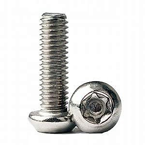 MonsterBolts - M4 x 8mm 6 Lobe Button Head Socket Cap Screws, ISO 7380, Stainless Steel, 20 Pack