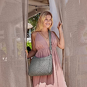 Travelon Anti-Theft Boho Square Cross Body Bag Black One Size