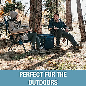 CleverMade Sequoia Folding Backpack Chair; 5 Recline Position Chair Great for Beach, Camping, and Picnics; Made From Recycled Materials, Black Obsidian