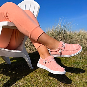 TELIC Women's Wave Slip-On Shoes, Coral Reef, Size 11