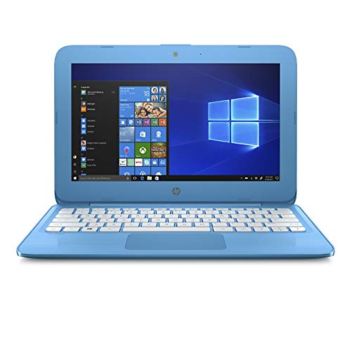 HP Stream 11-inch Laptop, Intel Celeron N3060 Processor, 4 GB SDRAM Memory, 32 GB eMMC storage, Windows 10 Home in S Mode with Office 365 Personal for one year (11-ah010nr, Aqua Blue)