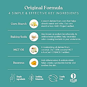 HUMBLE BRANDS Aluminum-Free Deodorant Stick, Subtle & Citrus, Bergamot Ginger, Mountain Lavender, Moroccan Rose, Pack of 3