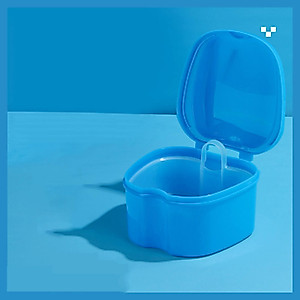 Home False Guard With Bath Denture Strainer Holder Guard Brace Travel Brush Basket Storage Mouthguard Container Rinsing Accessories Travel Outdoor Denture For Teeth Sugar Holder Container