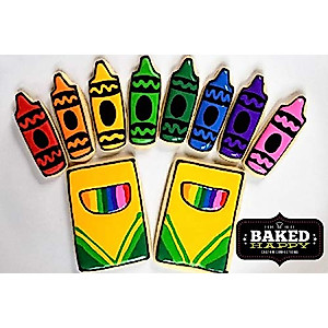 Crayon 4.25 Inch Cookie Cutter from The Cookie Cutter Shop – Tin Plated Steel Cookie Cutter