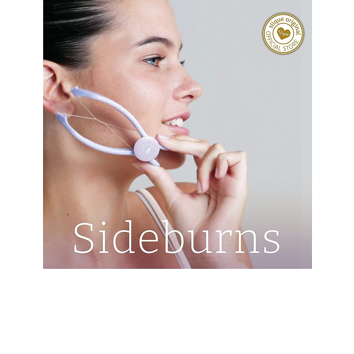 Slique Eyebrow Face and Body Hair Threading and Removal System. Amazing at home quick and painless hair removal system using the ancient technique of Threading to remove ALL unwanted facial hair.