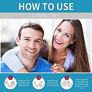 30ml Foam Cleaner for Aligner, Retainer, Denture, Night Guard, Mouth Guard, Mint Extract Retainer Night Guard Cleaner Denture Cleaner for Teeth Whitener