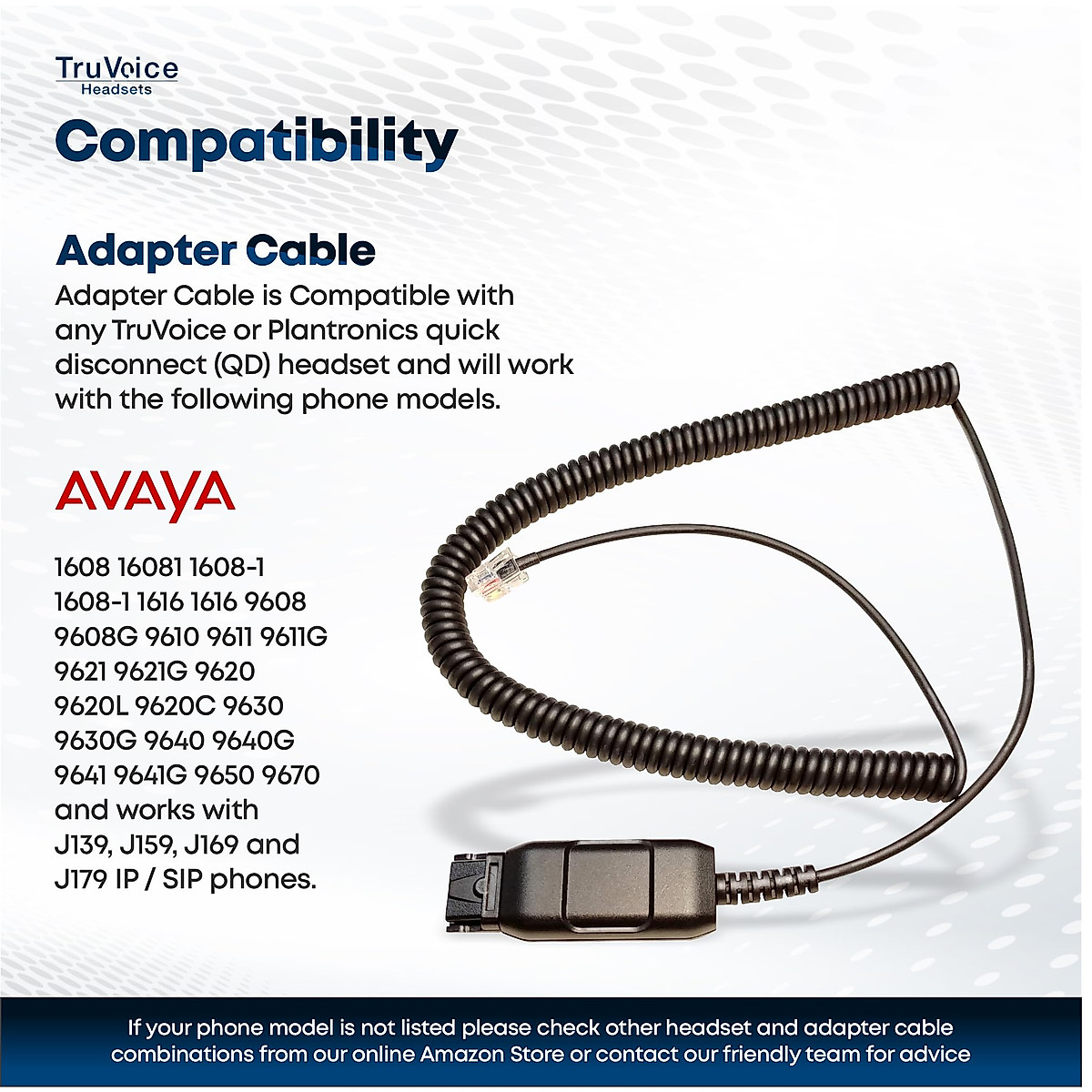 Deluxe Double Ear Headset with Noise Reduction Voice Tube & HIS Cable for Avaya IP 1608, 1616, 9601, 9608, 9611, 9611G, 9620, 9621, 9630, 9631, 9640, 9641, 9650, 9670, J139, J159, J169 and J179 Phones