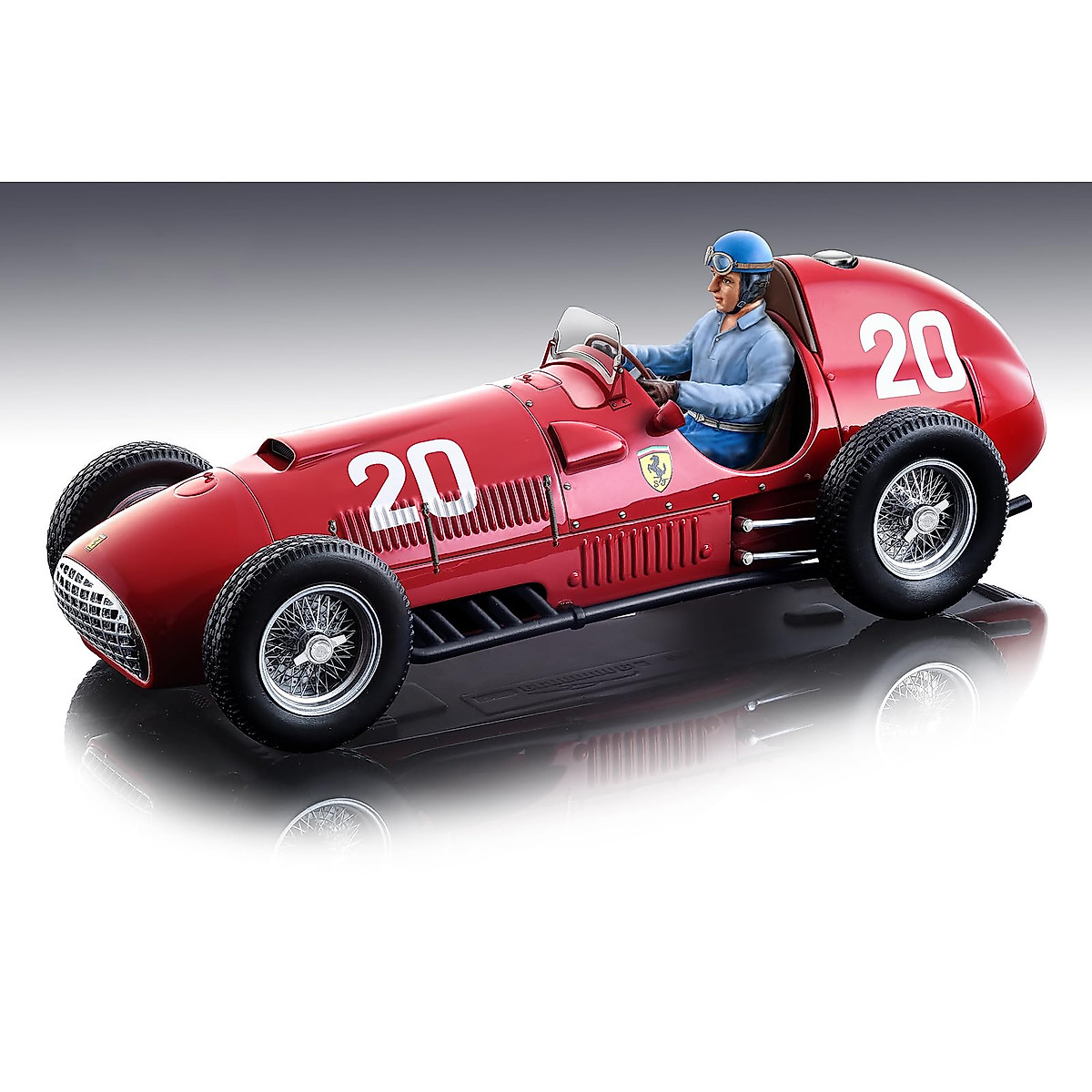 375#20 Alberto Ascari Formula One F1 Swiss GP (1951) with Driver Figure Mythos Series Limited Edition to 60 Pieces Worldwide 1/18 Model Car by Tecnomodel TMD18-63C