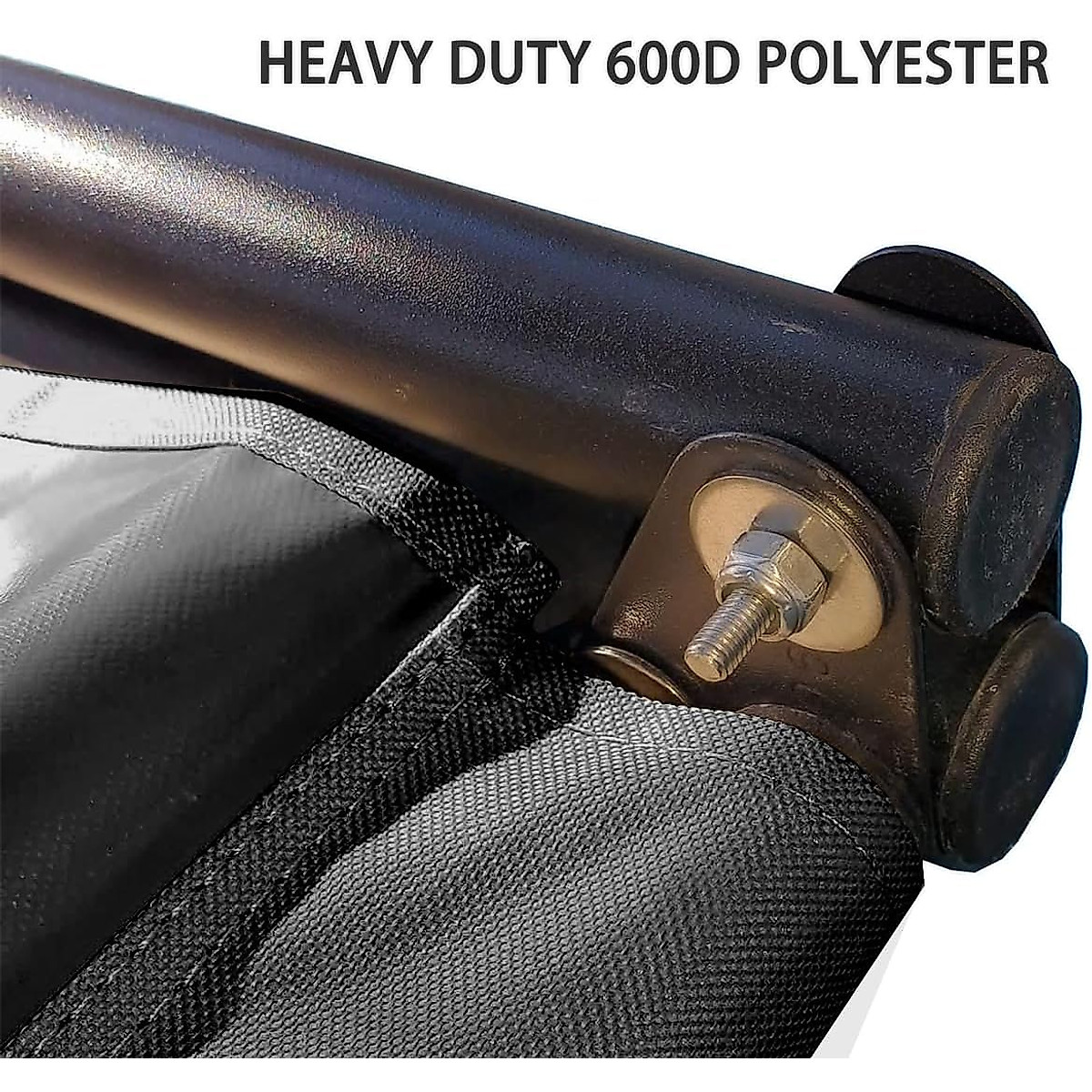 J&C Patio Swing Seat Cover Replacement 600D Heavy Duty Swing Cushion Cover Outdoor Swing Seat Support Waterproof UV Resistant for 3 Seater Durable Swing Covers for Frame (62x20.4x20.4inch)