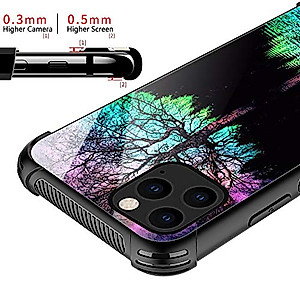 ZHEGAILIAN Case Compatible with iPhone 13 Mini Case,Colorful Life Tree Case for iPhone 13 Mini Women Girls,Anti-Slip Shockproof Dropproof Case for iPhone 13 Mini 5.4 in