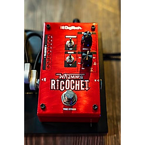 DigiTech Mini Pitch Acoustic Guitar Effect Pedal, Red (Whammy Ricochet)
