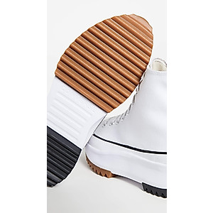 Converse Run Star Hike Hightop Sneakers, White/Black/Gum, 10.5 US Women/9 US Men