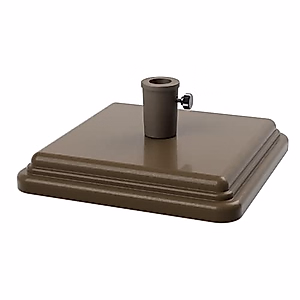 US Weight 40 Pound Umbrella Base Designed to be Used with a Patio Table (Bronze) (FUB40BZ)