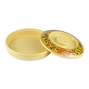 G.E.T. TS-800-VN-EC Venetian 7.75" Tortilla Server with Lid, Break Resistant Dishwasher Safe Melamine Plastic, Viva Mexico Collection (Pack of 4)