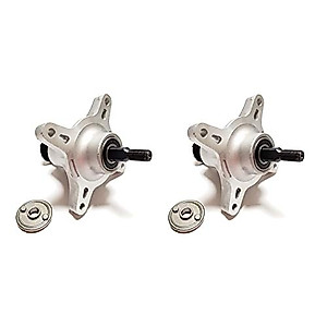 LAWN & GARDEN AMC 2 Spindle Assemblies, (Housings, Shafts, Blade Adapters) Compatible with Toro Exmark 139-6613 120-5235 Shaft, 121-9107 120-6234 Housing, 120-5236 Blade Adapter