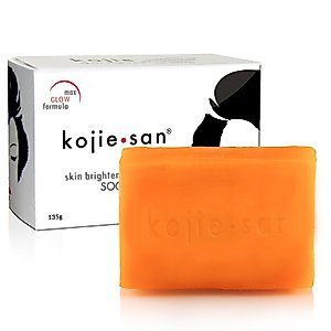 Kojie San Skin and Body Soap – Original Kojic Acid, Dark Spot Remover Soap Bar with Coconut & Tea Tree Oil – 135g x 1 Bar