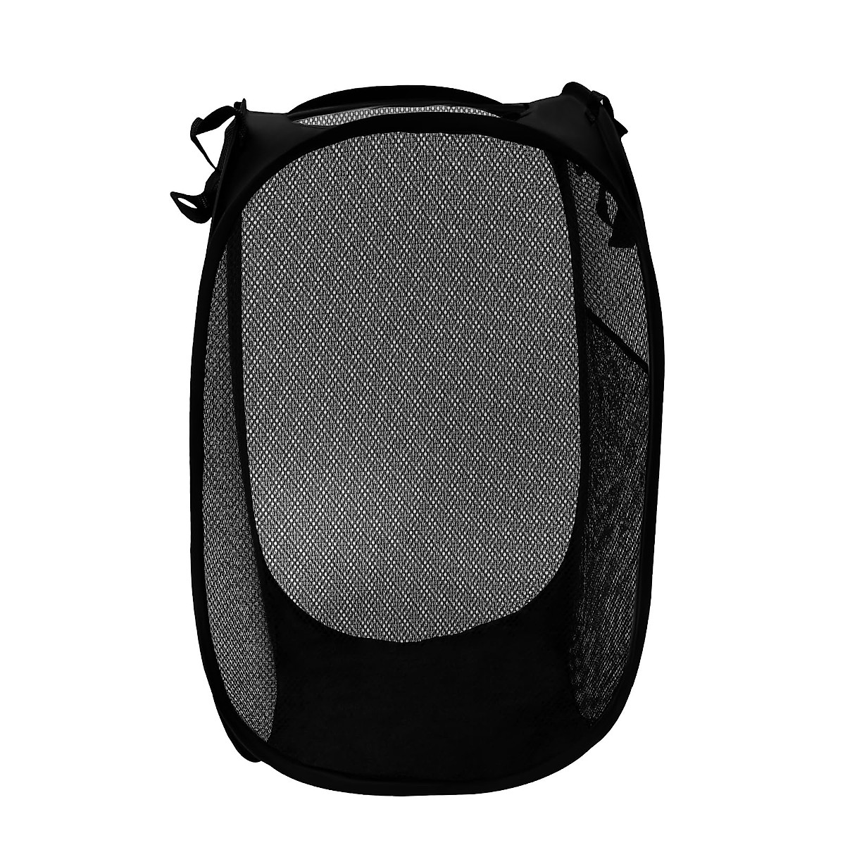 Handy Laundry Collapsible Mesh Foldable Hamper Durable Collapsible Laundry Baskets, Mesh Pop Up Laundry Hamper with Handy Pocket